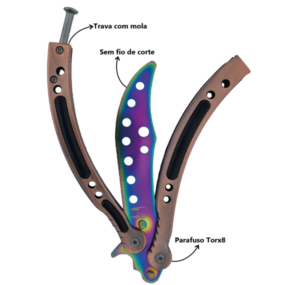 Canivete Butterfly Cnv-42
