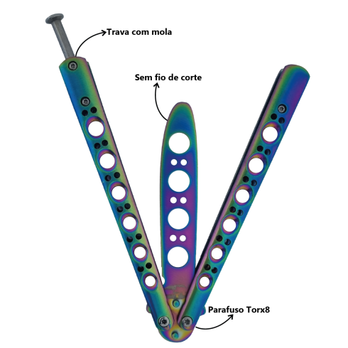 Canivete Butterfly CNV-38