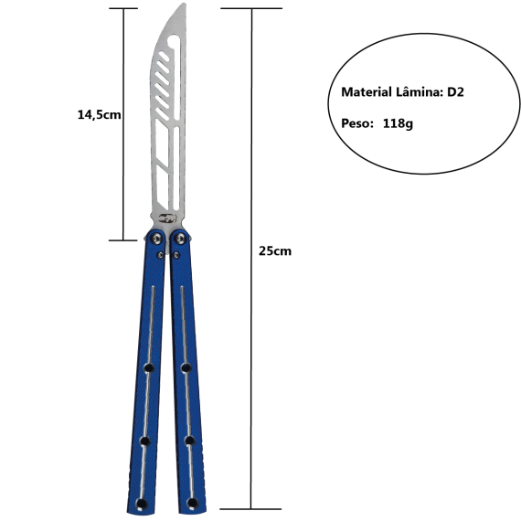 Canivete Butterfly CNV-60