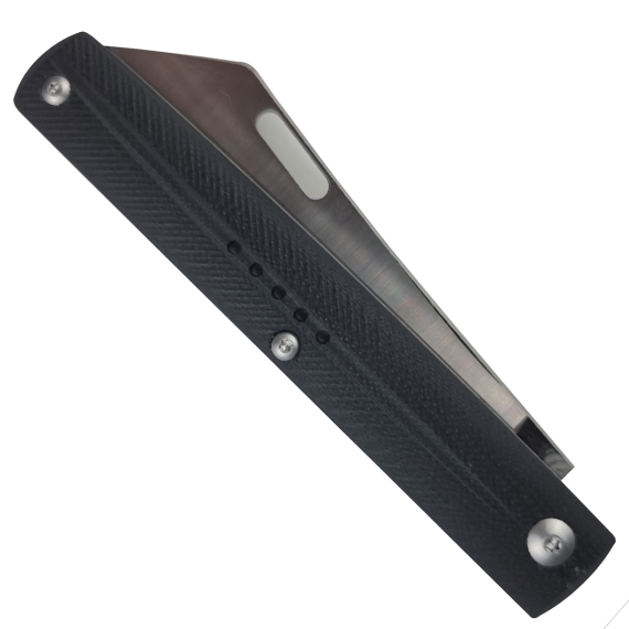 Canivete Lâmina Sheepfoot em Aço VG10 -Corte Seguro cabo G10