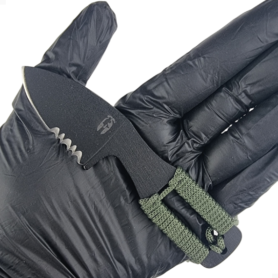 Faca De Pescoço Combate Tático Com Paracord Neck-knife