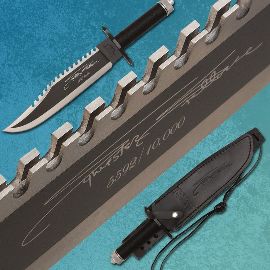Faca Rambo First Blood 2 Edição Assinada Para Colecionador