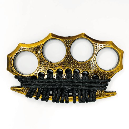 Soco Inglês bronzeado com paracord